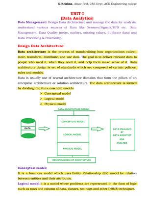 Data Analytics - Unit-V - UNIT V (Data Analytics) Data Visualization: Pixel-Oriented ...