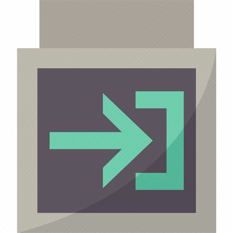 Exit Door Gate Direction Instruction Icon Download On Iconfinder
