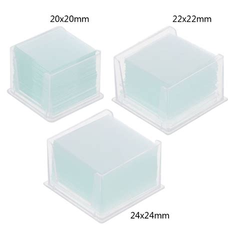 Education Lab Tool Square Glass Slide Microscope Coverslip Microscope