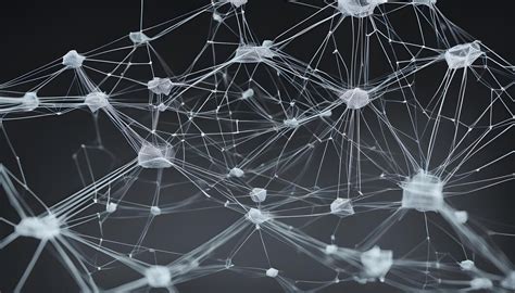A computer generated image of a complex structure made of connected connected connected ...