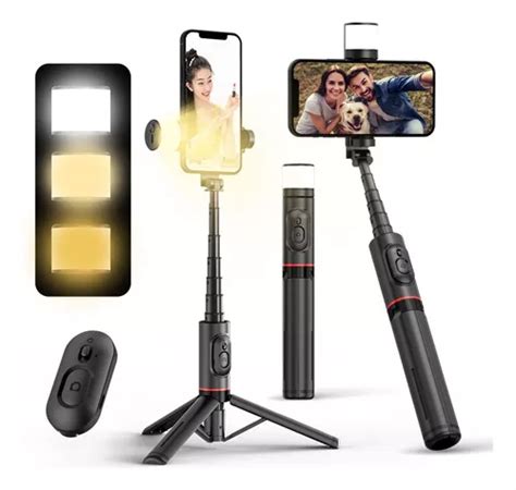 Axnen Selfies Stick Con Trípode Bluetooth Control Remoto Led Meses