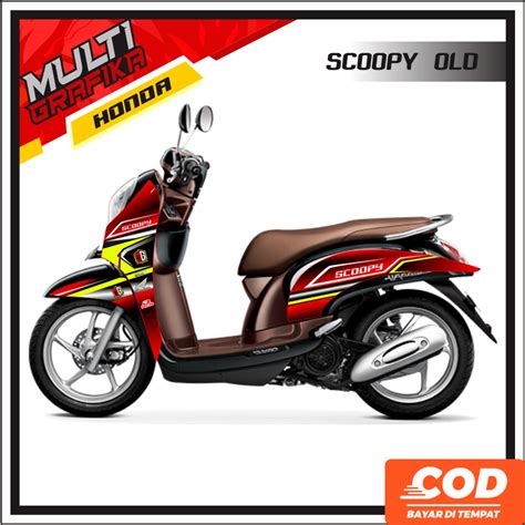 Jual Stiker Sticker Scoopy Decal Striping Motor Scopy 2009 2010 2011
