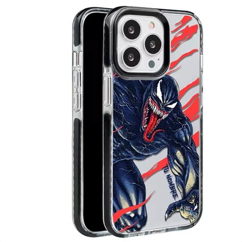 Funda Para iPhone Venom Spiderman Nombre Personalizada Envío gratis