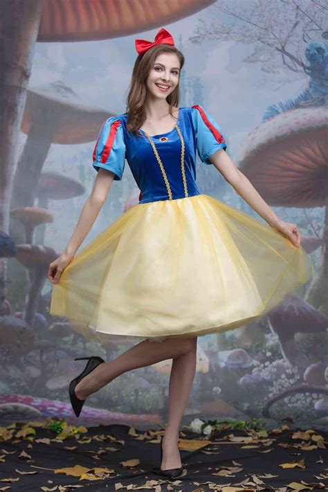 Snow White Princess Dress Halloween Costume For Womengirls Nalagila