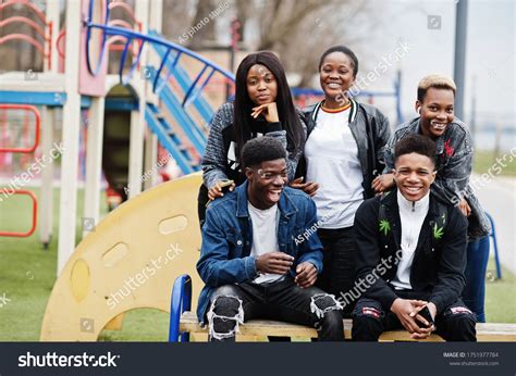 Group Of Happy Black People