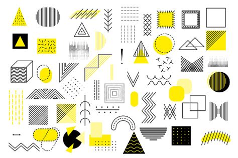 설계를 위한 기하학적 노란색 요소입니다 웹 판매 포스터 광고 템플릿 프로모션을 위한 벡터 일러스트레이션 0명에 대한 스톡 벡터