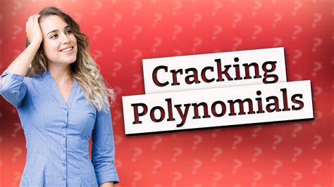 can every polynomial be factored youtube