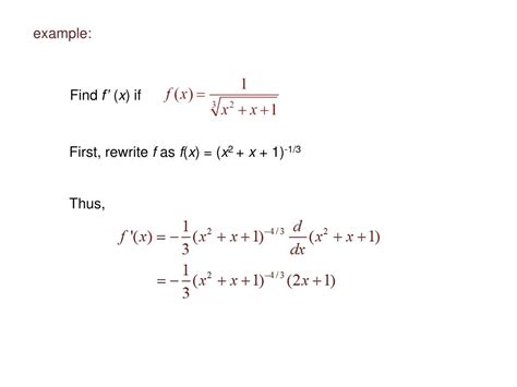 PPT CHAIN RULE PowerPoint Presentation Free Download ID