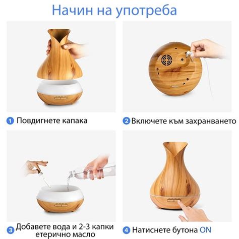 Уред за домашна ароматерапия с етерични масла