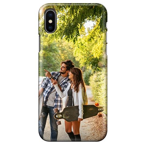 Coque iPhone Xs Personnalisée Coque Rigide Personnalisée à Bords Imprimés LaCoquePersonnalisée