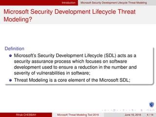 How To Use Microsoft Sdl Threat Modeling Tool Nsadoc