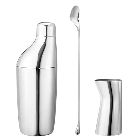 Sky Set Cocktail Shaker Set In Stainless Steel Georg Jensen