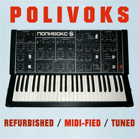 Matrixsynth Polivoks Soviet Analog Synthesizer With Midi
