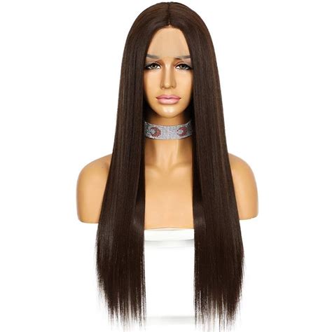 Lumiere Hair Chocolate Brown Straight Lace Closure Frontal 150 180