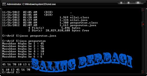 saling berbagi pengurutan bubble sort pada java