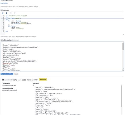 Rule Simulation Fails Graylog Central Peer Support Graylog Community