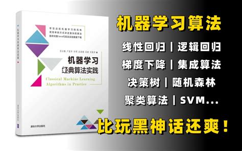 比玩黑神话还爽！线性回归、逻辑回归、聚类算法、梯度下降、集成算法、决策树、支持向量机等12大机器学习算法精讲！ 人工智能 研究所 人工智能