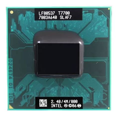 Intel Core 2 Duo T7700 Cache 4mb 2.40ghz 800mhz + Pasta Térm | Frete grátis