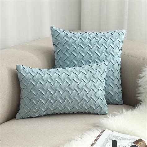 Nouvel Hand Woven Nordic Style Pillow Case Woven Pillows Embroidered Cushions Pillow Covers