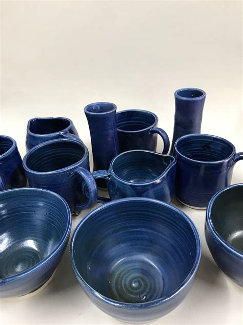 Blue And Natural Stoneware Emma Buckmaster