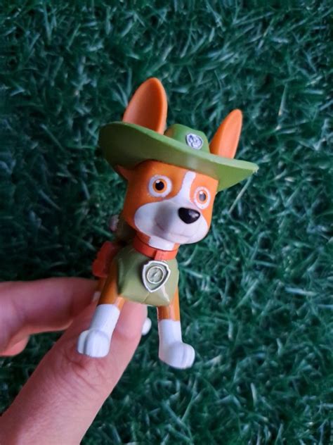 Paw Patrol Rare Figure Jungle Patrol Tracker Movable Head On Carousell
