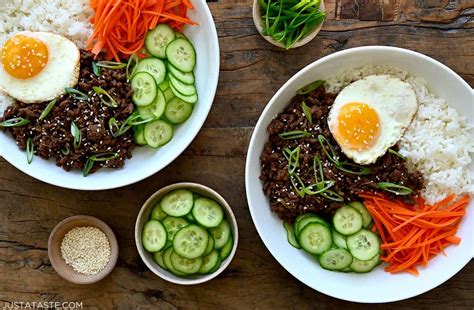 Quick Korean Beef Bowls Just A Taste