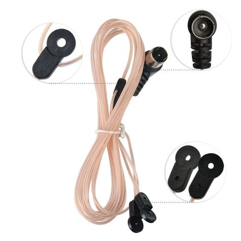 Getuscart Superbat Fm Antenna Dipole Antenna Indoor 75 Ohm With F Type