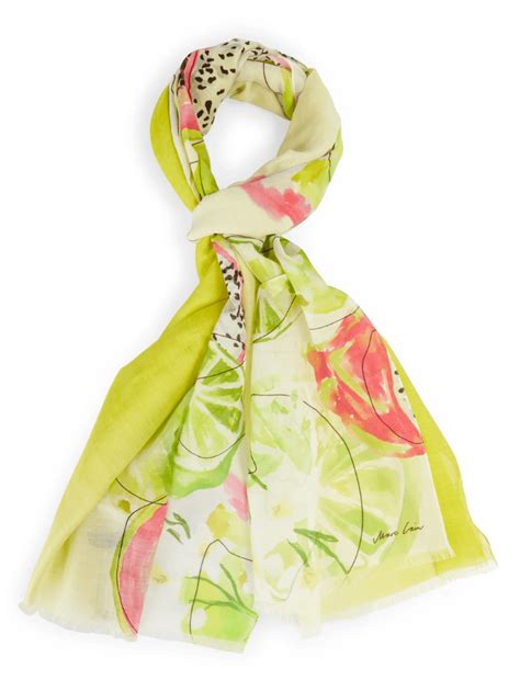 Marc Cain Collections Scarf In Bright Sulphur Wc B4 15 Z22 Col 431 Izzi Of Baslow