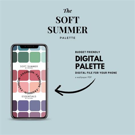 Soft Summer Color Swatches Etsy