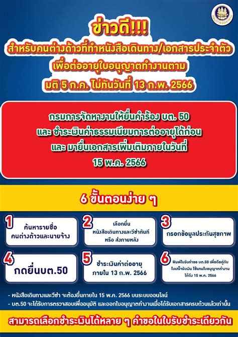 ข่าวรมว แรงงาน แก้ปมแรงงานข้ามชาติหลุดระบบ เสนอ ครม ขยายเวลาต่อวีซ่า