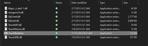 Touch Expert Irt Rotating Orientation In Windows Tsi Touch