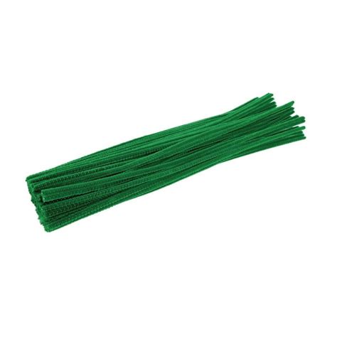 Colorations Pipe Cleaners Green Pack Of 100