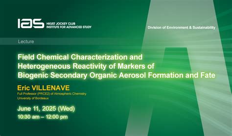 Field Chemical Characterization And Heterogeneous Reactivity Of Markers