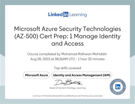 Mohamad Ridhwan Mohiddin On Linkedin Certificate Of Completion