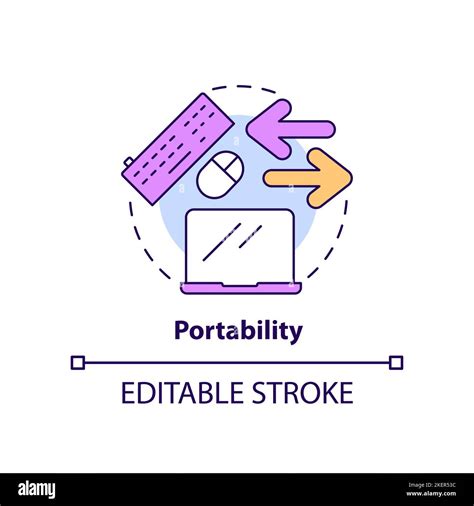 Portability Concept Icon Stock Vector Image Art Alamy