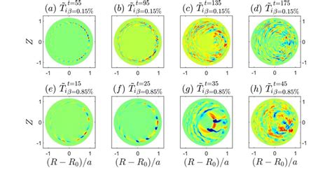 Evolution Of The Ion Temperature Perturbations For β 015 And β