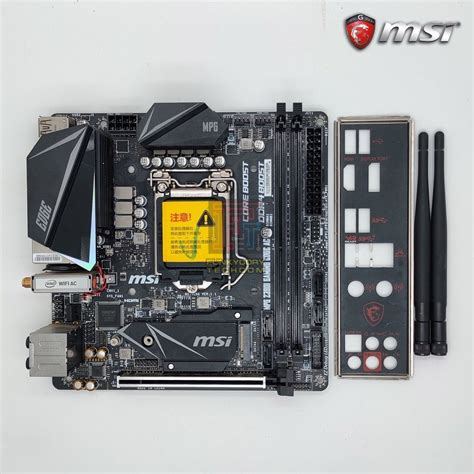 Msi Mpg Z I Gaming Edge Ac Mini Itx Lga Th Gen Motherboard Computers Tech Parts