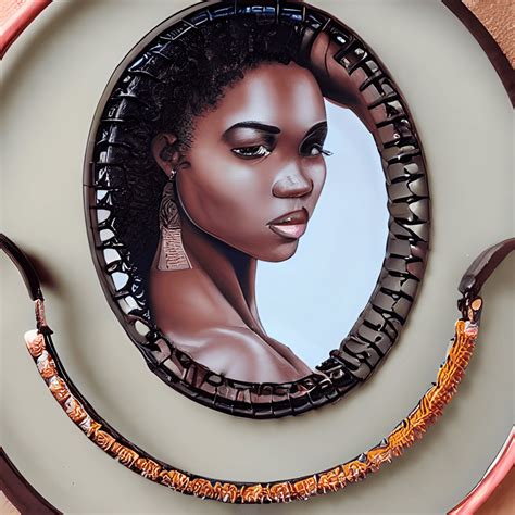 Beautiful Dark Skinned Lady Graphic · Creative Fabrica