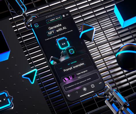 Chaingpt Ai Nft Generator Web Ui Design Behance