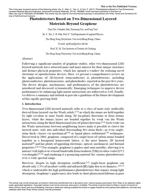 Photodetectors Based On Two Dimensional Layered Materials Beyond