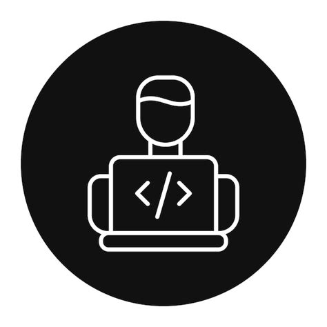 Premium Vector Programmer Vector Illustration