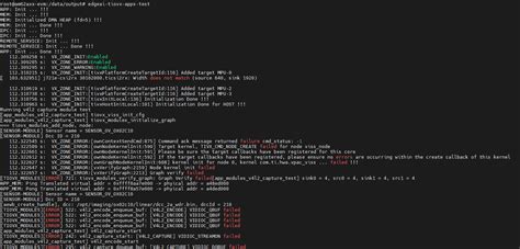 Am62a7 Executing Edgeai Tiovx Apps Test With Owncontextsendcmd875