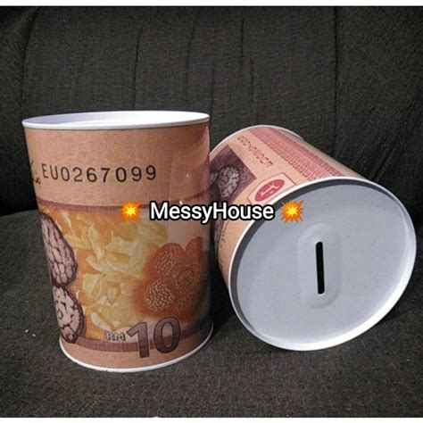 Tabung Wang Kertas Duit Gambar Money Bank Coin Bank Cartoon Dinosaur