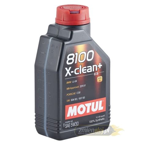 Olej Silnikowy Motul X Clean W L Zmienolej Pl