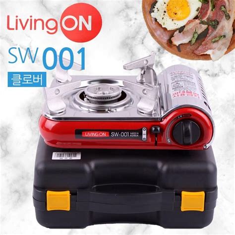 승원 클로버 Sw 001 바람막이 야외용 소형 휴대용가스렌지 버너 부르스타 식당용 여행 홈플러스 택배배송