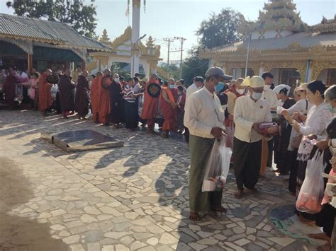 ဆင်ပေါင်ဝဲမြို့နယ် ဘုရားငါးဆူစေတီတော်မြတ်ကြီးတွင် အသံမစဲမဟာပဌာန်းရွတ်ဖတ် ပူဇော်ပွဲ အောင်ပွဲကျင