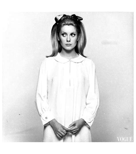 Catherine Deneuve Vogue November David Bailey Flashbak