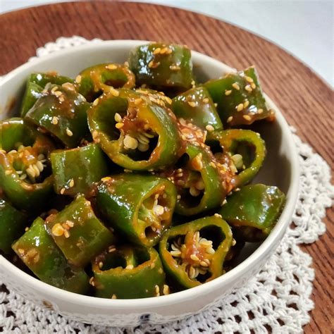 오이고추 된장무침 아삭이고추 된장무침 만들기 밑반찬