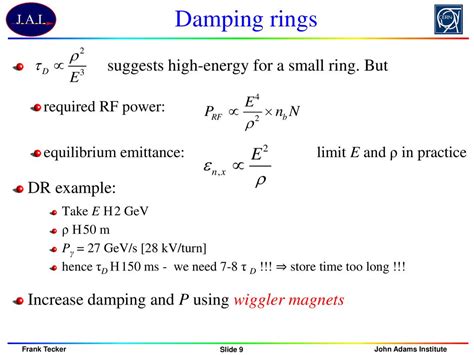 Linear Colliders Lecture 2 Subsystems I Ppt Download