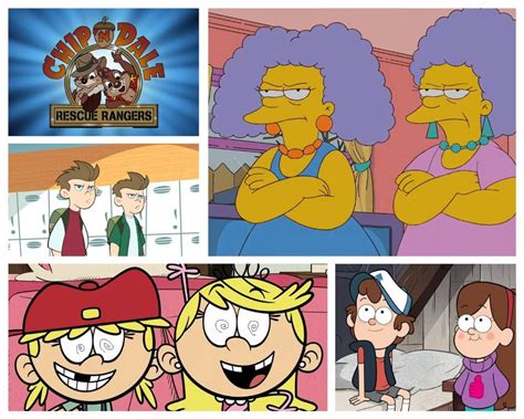 Adorable Twin Cartoon Characters We All Love